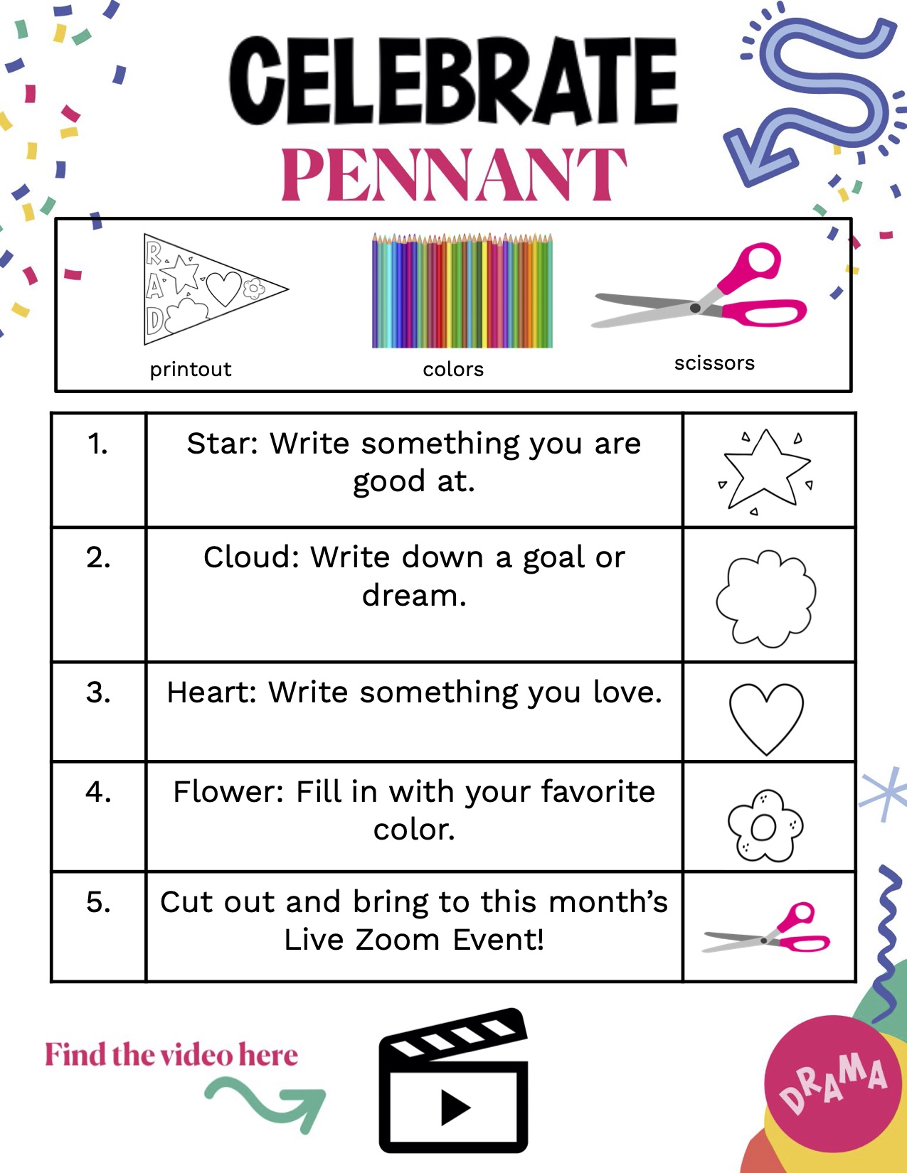 Celebrate Pennant – RAD Camp