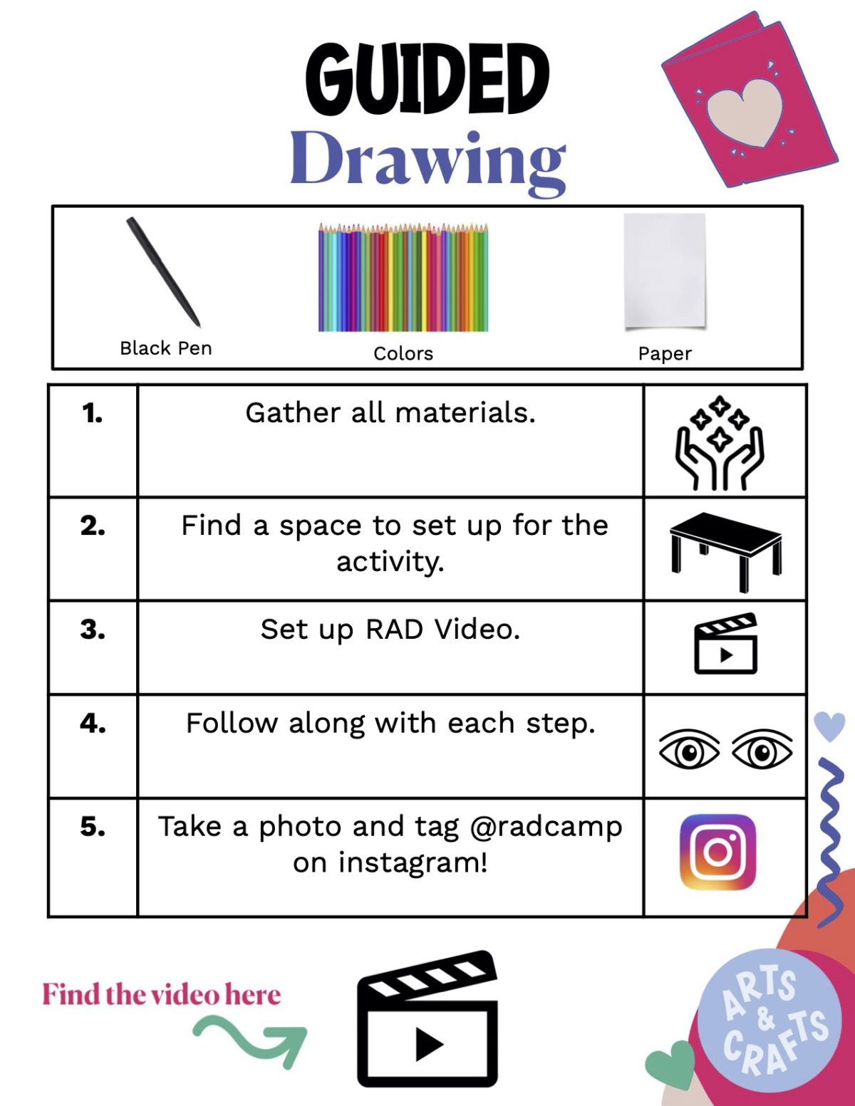 Guided Drawing – RAD Camp