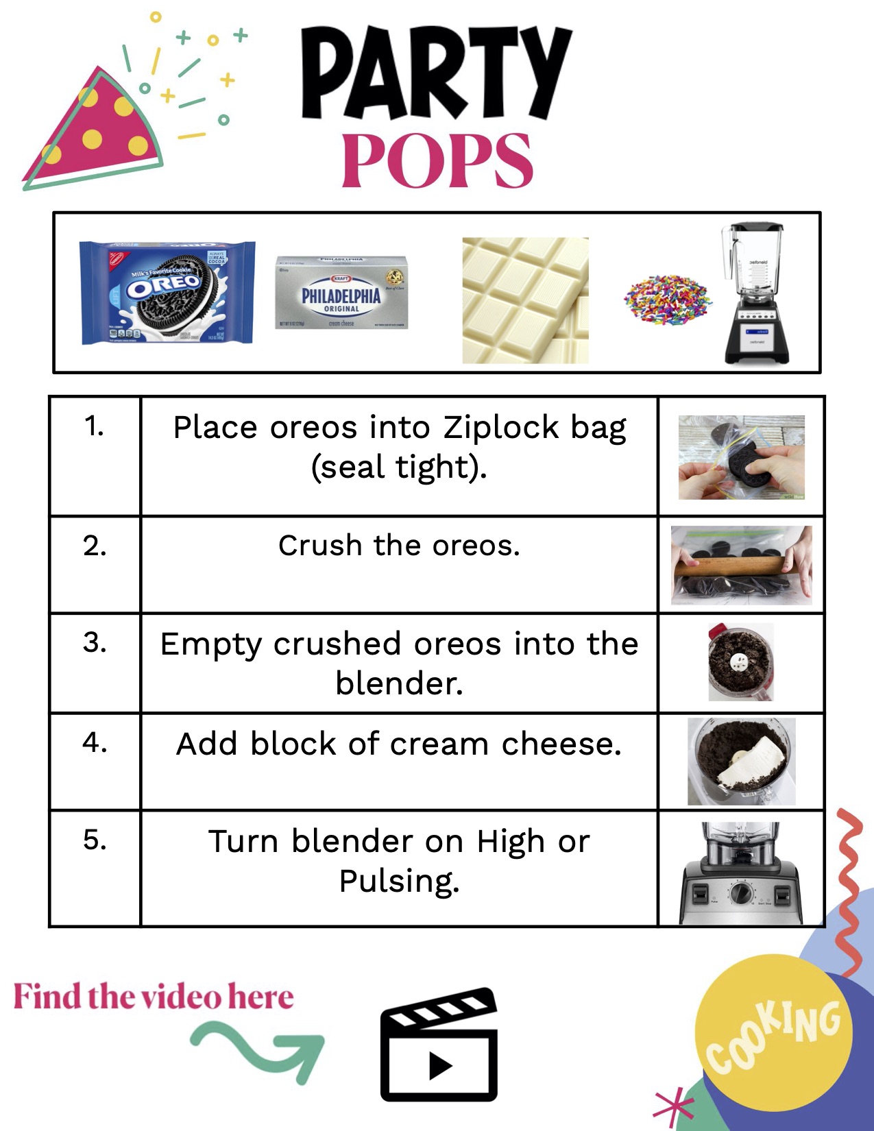 Party Pops – RAD Camp