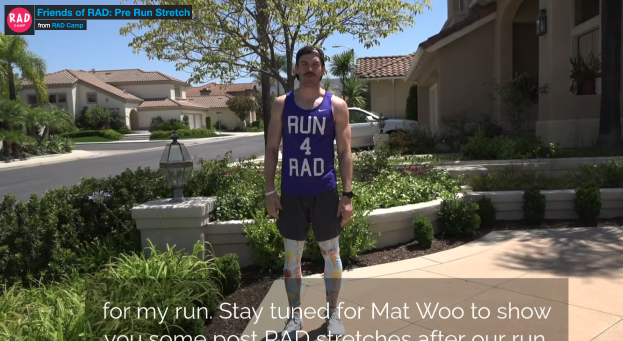 Pre-run Stretch – RAD Camp